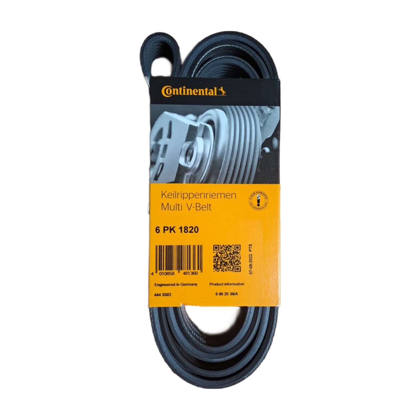 Correa de alternador 6PK 1820 New Symbol 1.6 K7M 2015-2020 – Repuestos Rombo